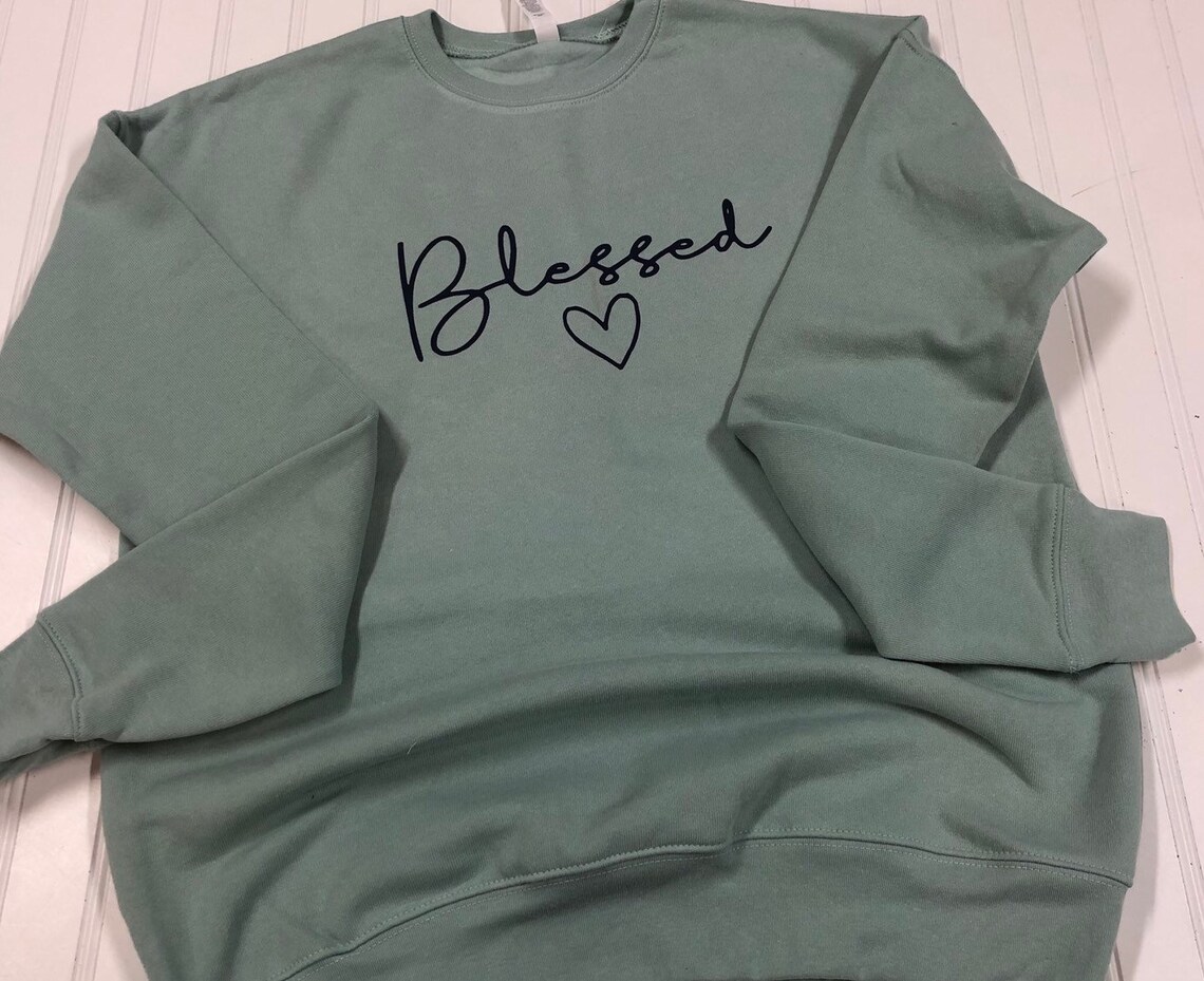 Blessed Crewneck Sweatshirt Blessed Sweatshirt Crewneck - Etsy