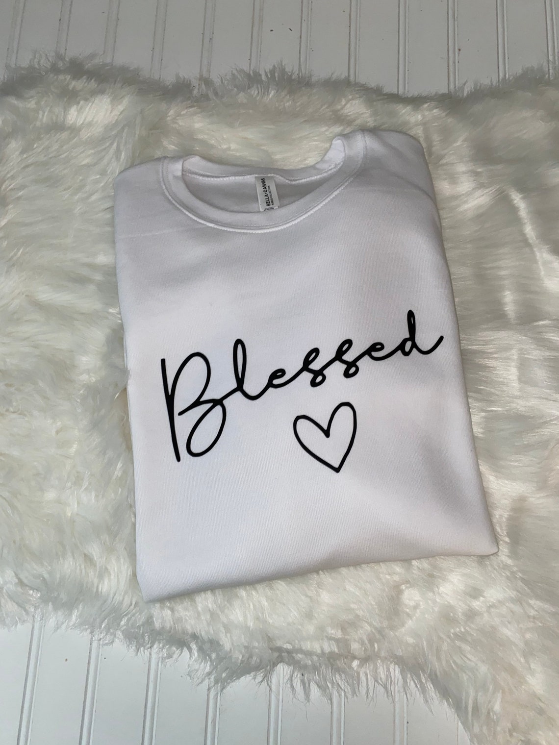 Blessed Crewneck Sweatshirt- Blessed- Sweatshirt- Crewneck- Bella ...