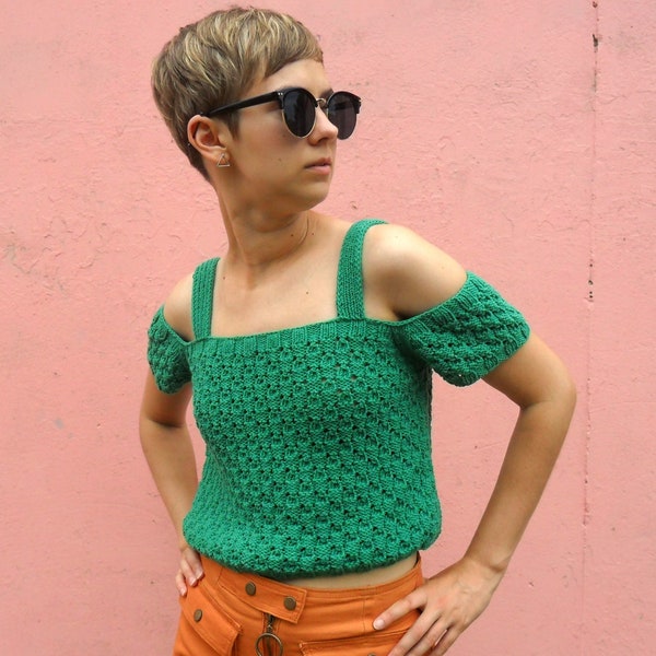 Hand Knit Tank Top - Etsy