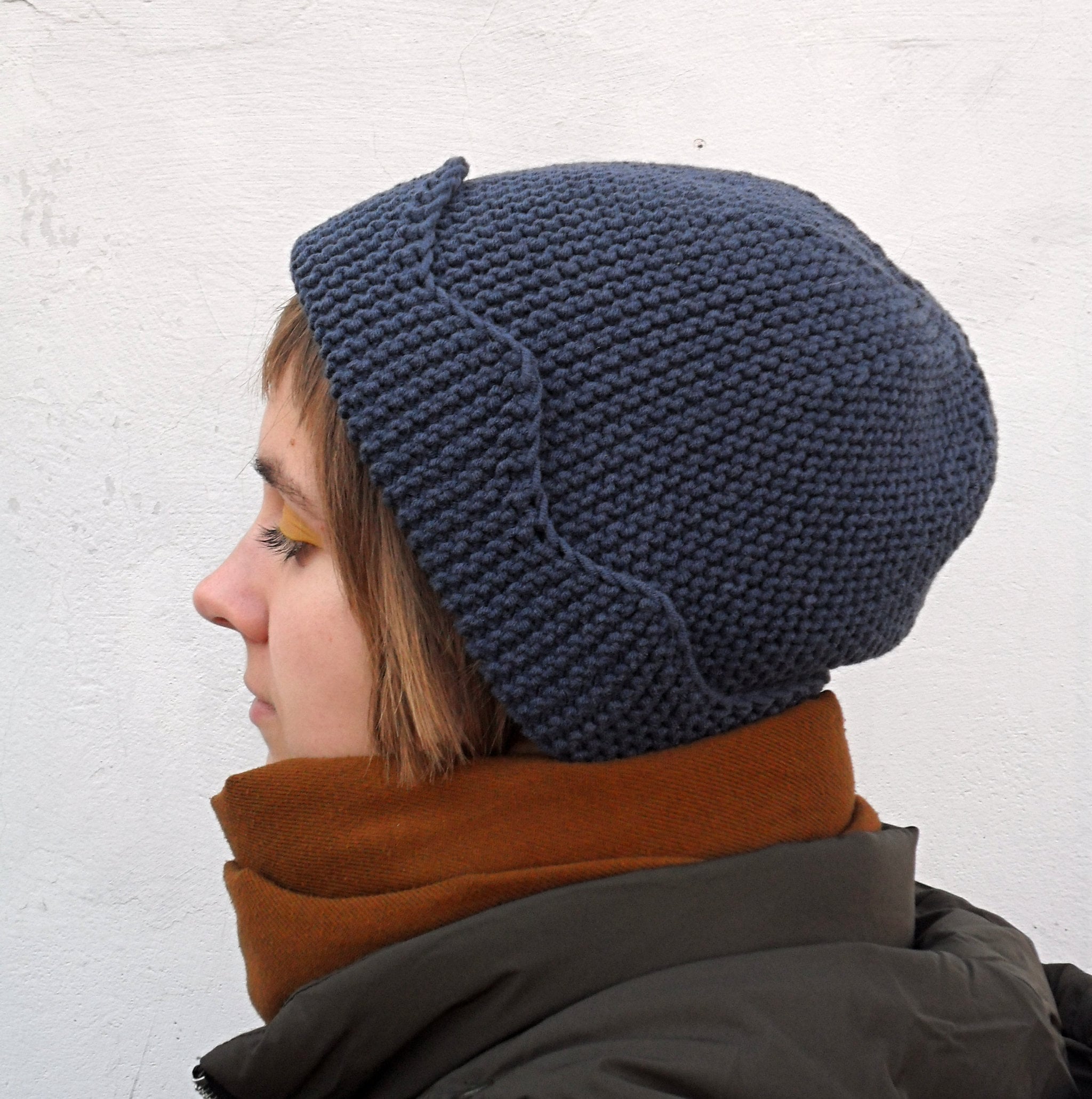 Blue Jughead Beanie, Crown Hat, Whoopee Cap, Winter Hand Knit Hat ...