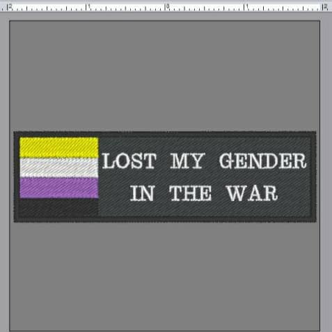 Nonbinary Humor Patch - Etsy