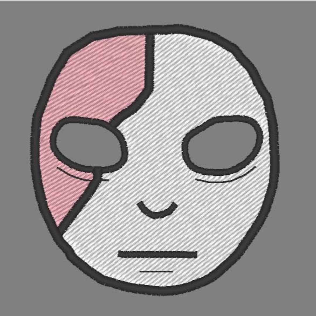 Sally Face Inspired Embroidered Mask Patch - Etsy