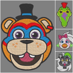 FNAF: Security Breach Glamrock Patches - Etsy