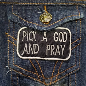 Pick a God Patch - Etsy