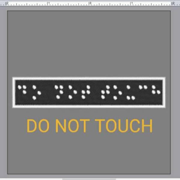 Do Not Touch Patch - Etsy