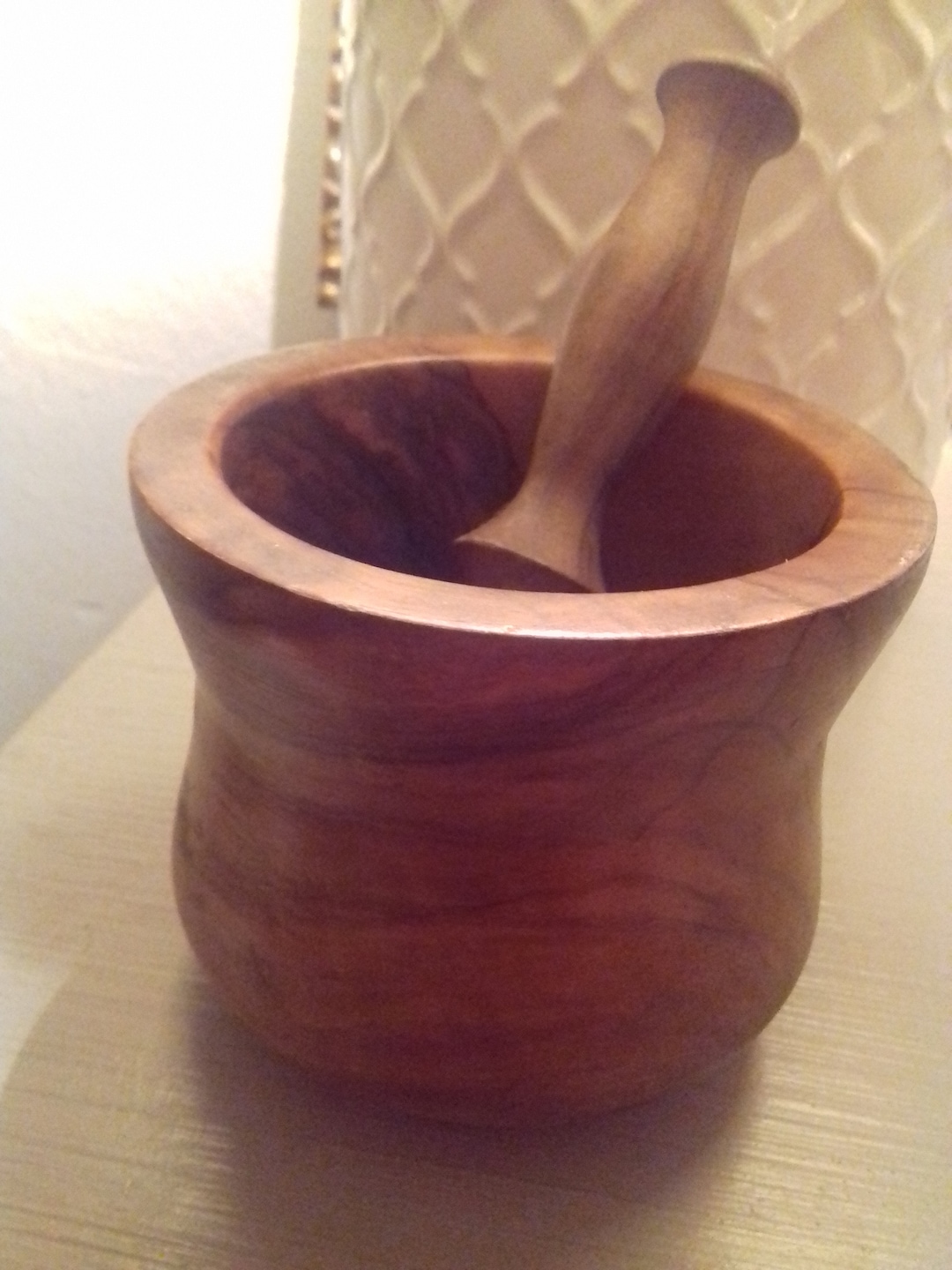 Olive Wood Mortar for Kitchen Alchemy or Painting - Etsy