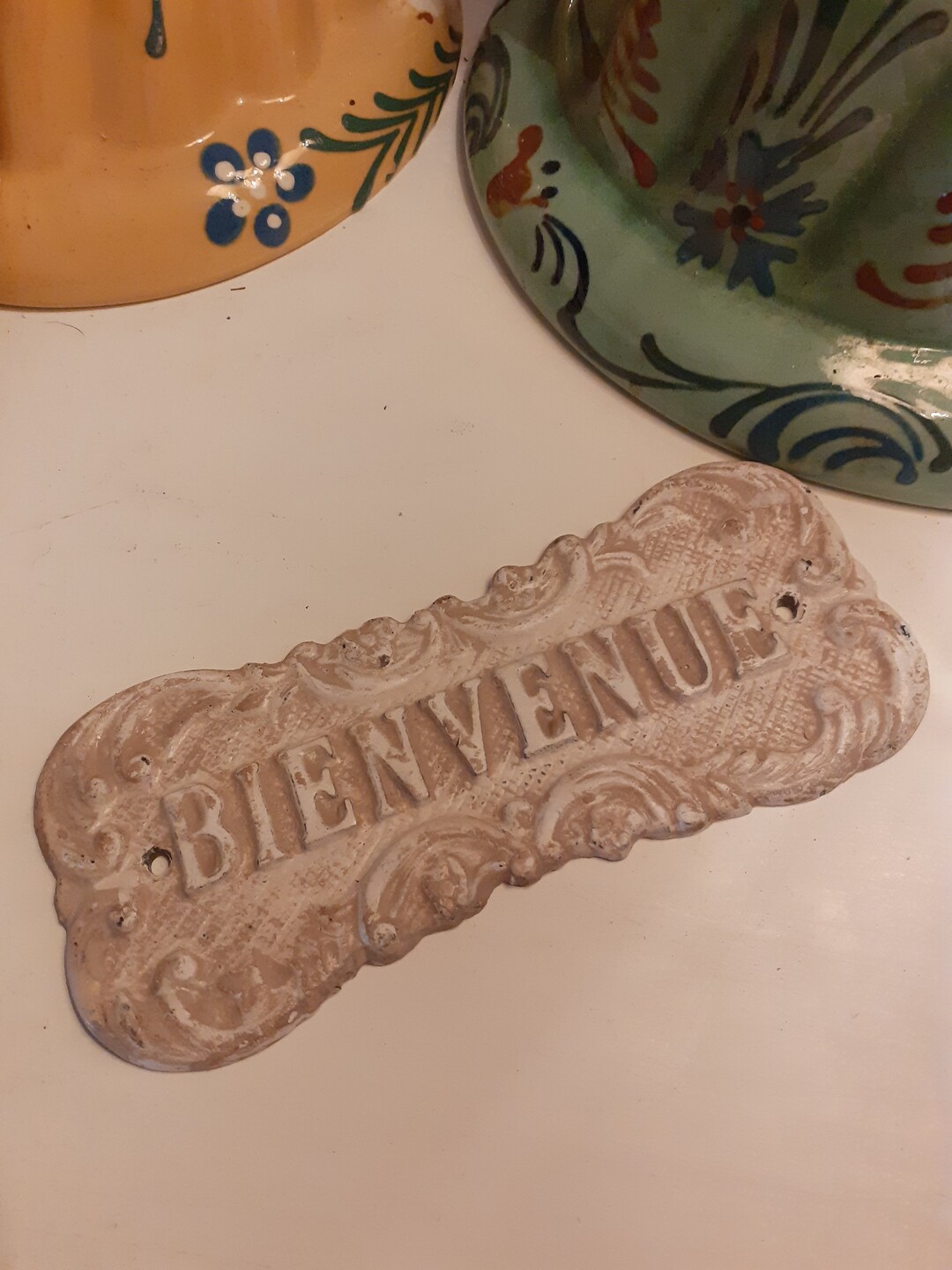 WELCOME Cast Iron Sign - Etsy