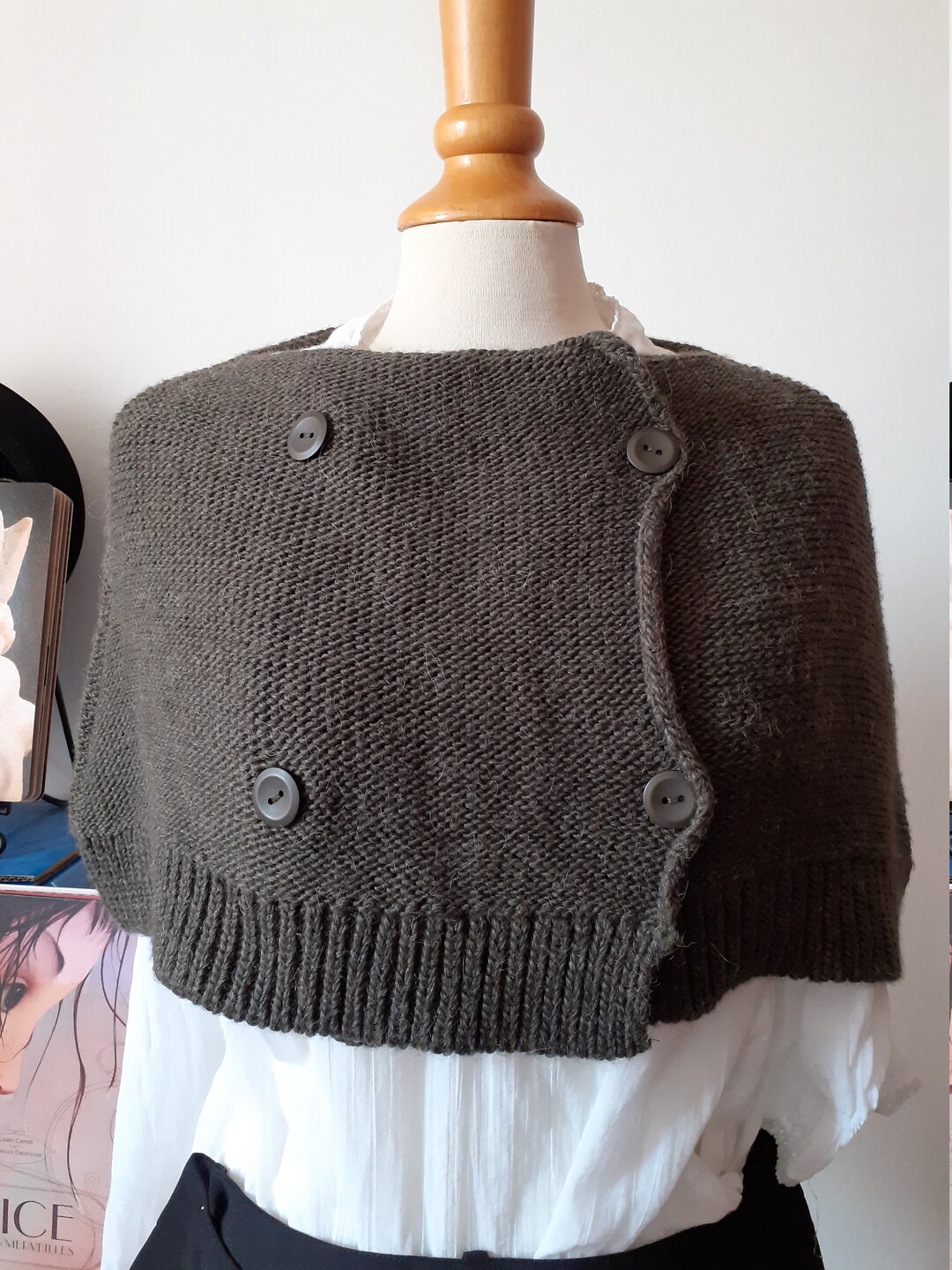 Cover Shoulders Cottagecore Wool Angora Brown Comptoir Des Cotonniers ...