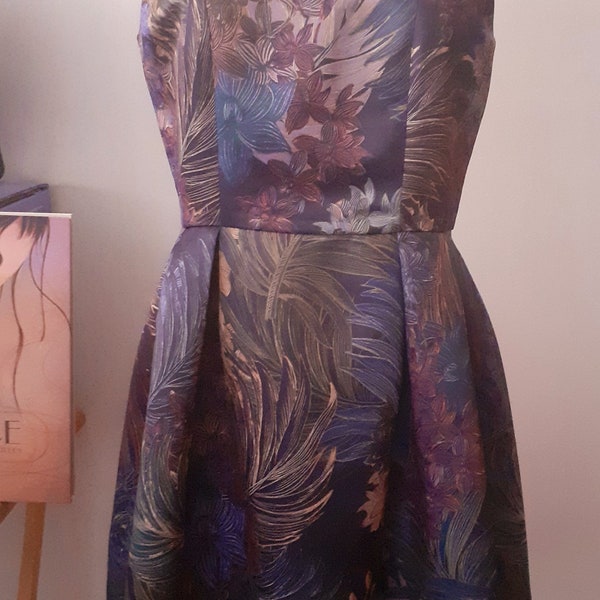 Print Cocktail Dress - Etsy