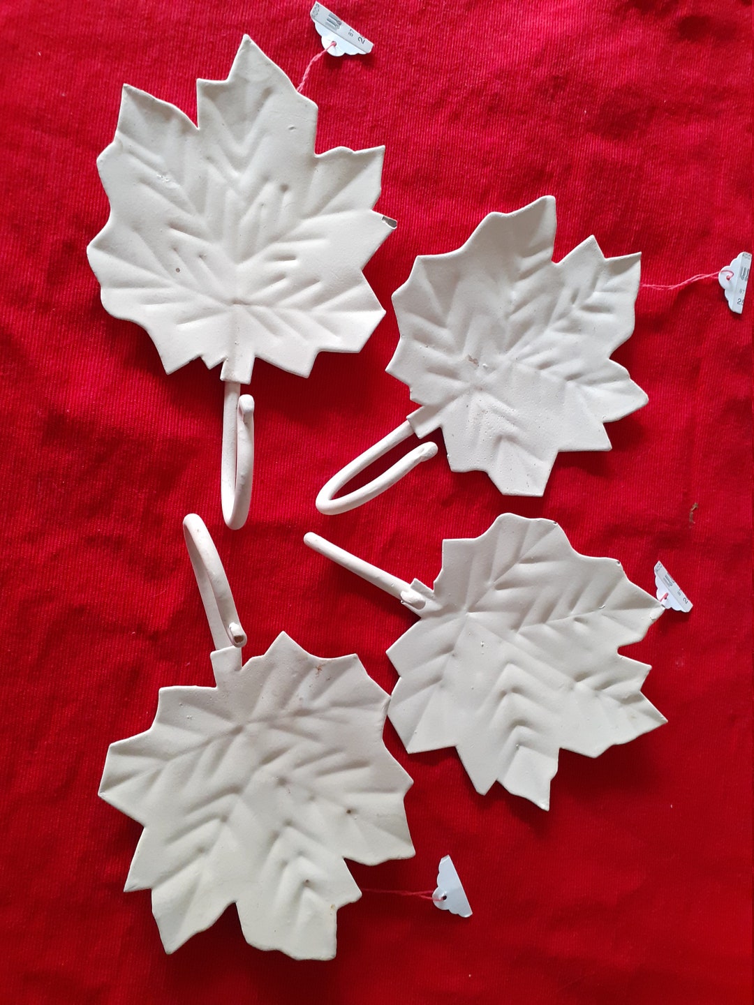 Set of Four Leaf Hooks - Etsy