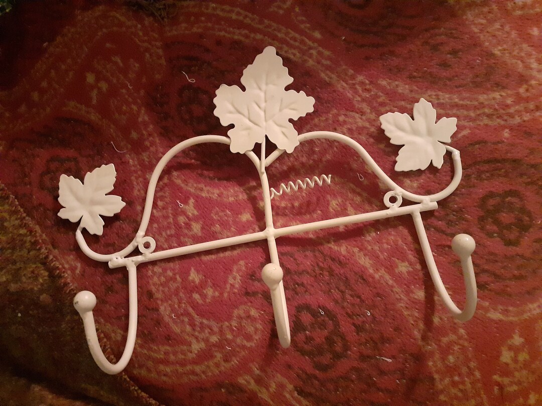Wrought Iron Vine Coat Hook - Etsy