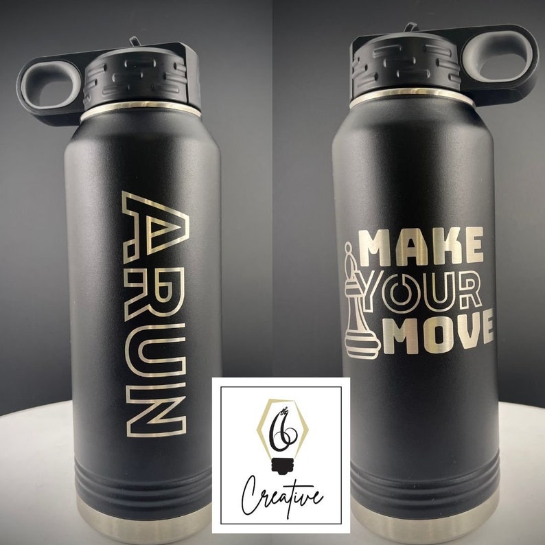 32 Oz Engraved Water Bottle | Personalized Water Bottle | Custom Water ...