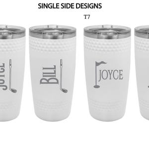 Engraved Dimpled 20oz Polar Tumbler | Personalized Golf Gift | Golf ...