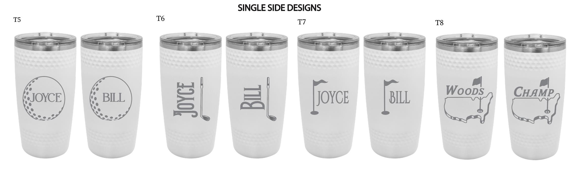 Engraved Dimpled 20oz Polar Tumbler | Personalized Golf Gift | Golf ...