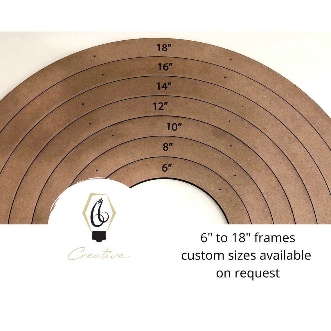 Stained Glass Layout Frame, Round Layout Frame, Stained Glass Jig, 8 ...