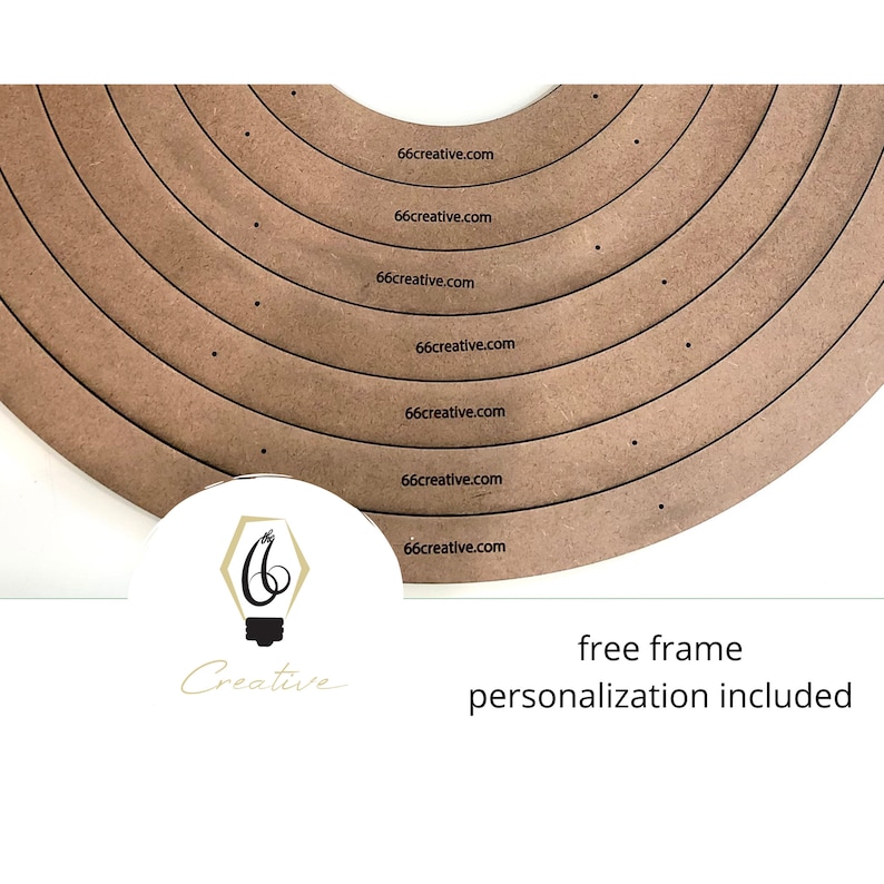 Stained Glass Layout Frame Round Layout Frame Stained Glass - Etsy