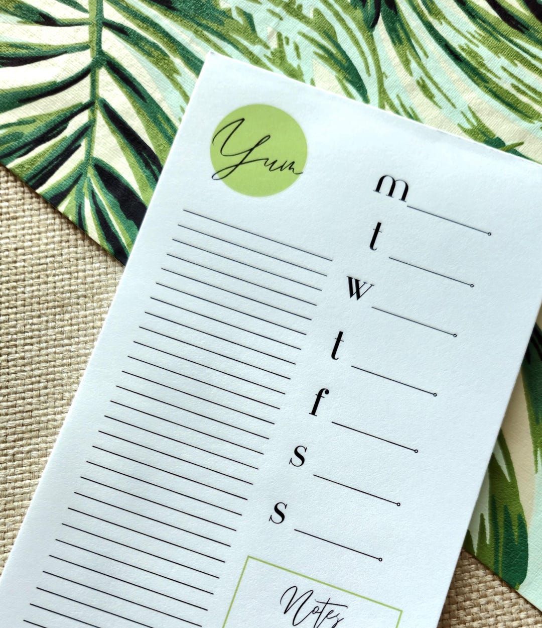Meal Plan Notepad, Grocery List, Pool Float Weekly Planner - Etsy