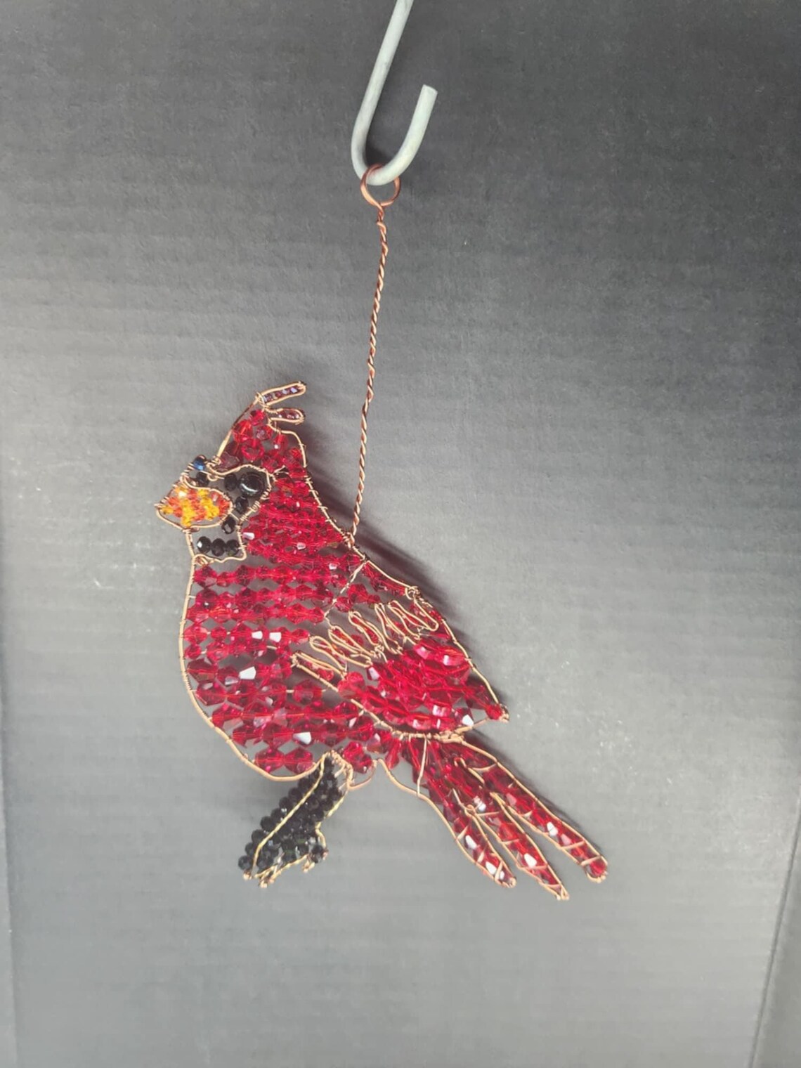Red Bird Suncatcher - Etsy