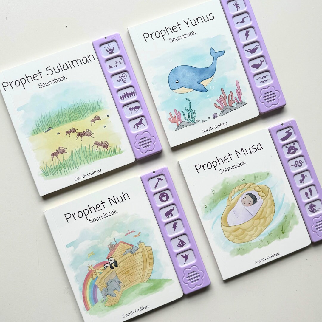 Prophet Nuh Sound Book - Muslim Kids Eid Gift Idea for New Muslim Baby ...