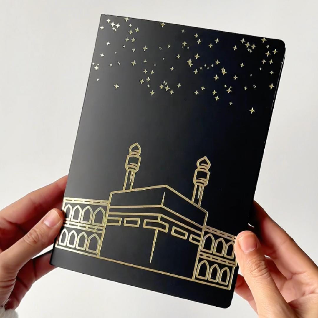Kaaba Treat Card With Halal Sweets and Chocolate – Umrah & Hajj Gifts ...