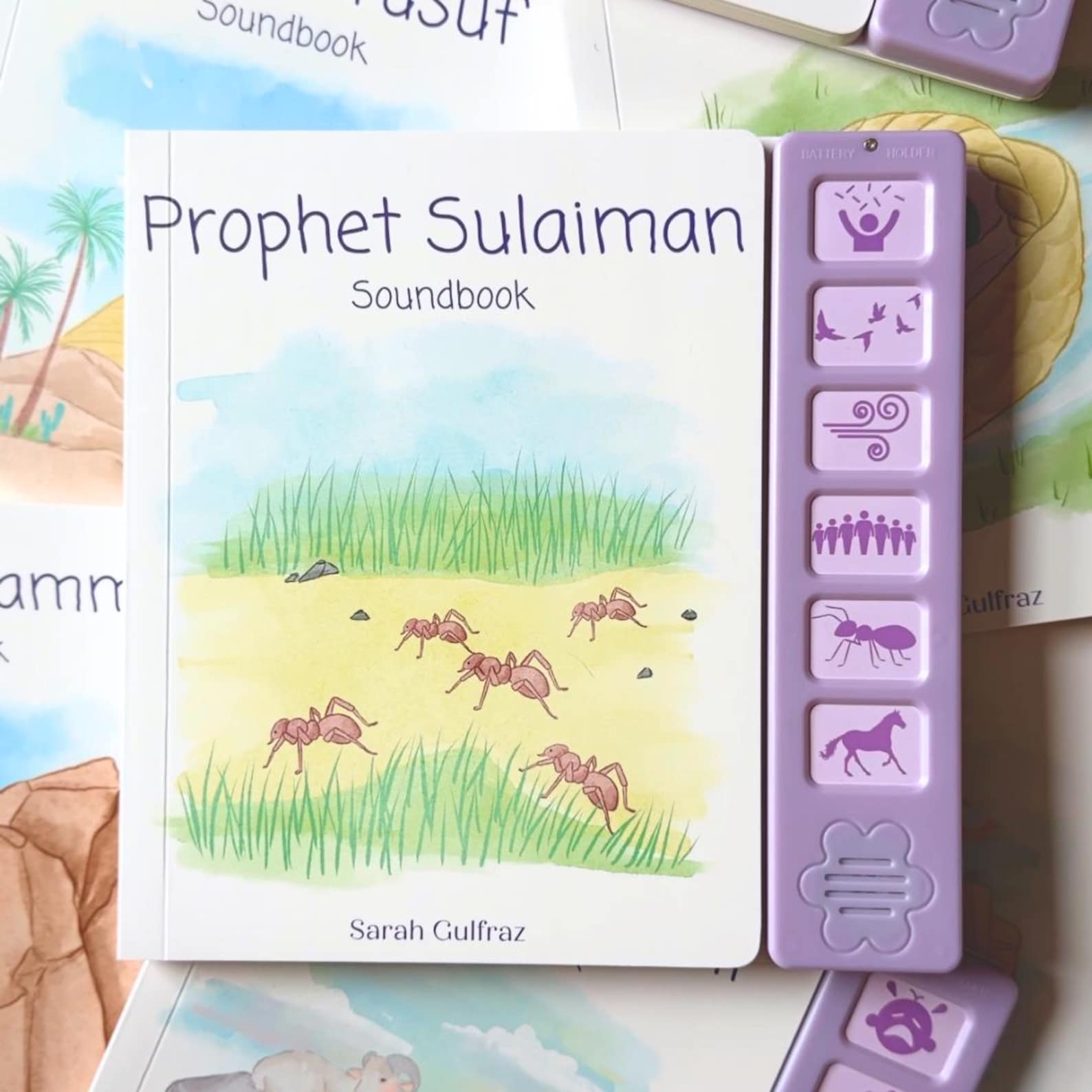 Prophet Sulaiman Sound Book - Muslim Kids Eid Gift Idea New Muslim Baby ...