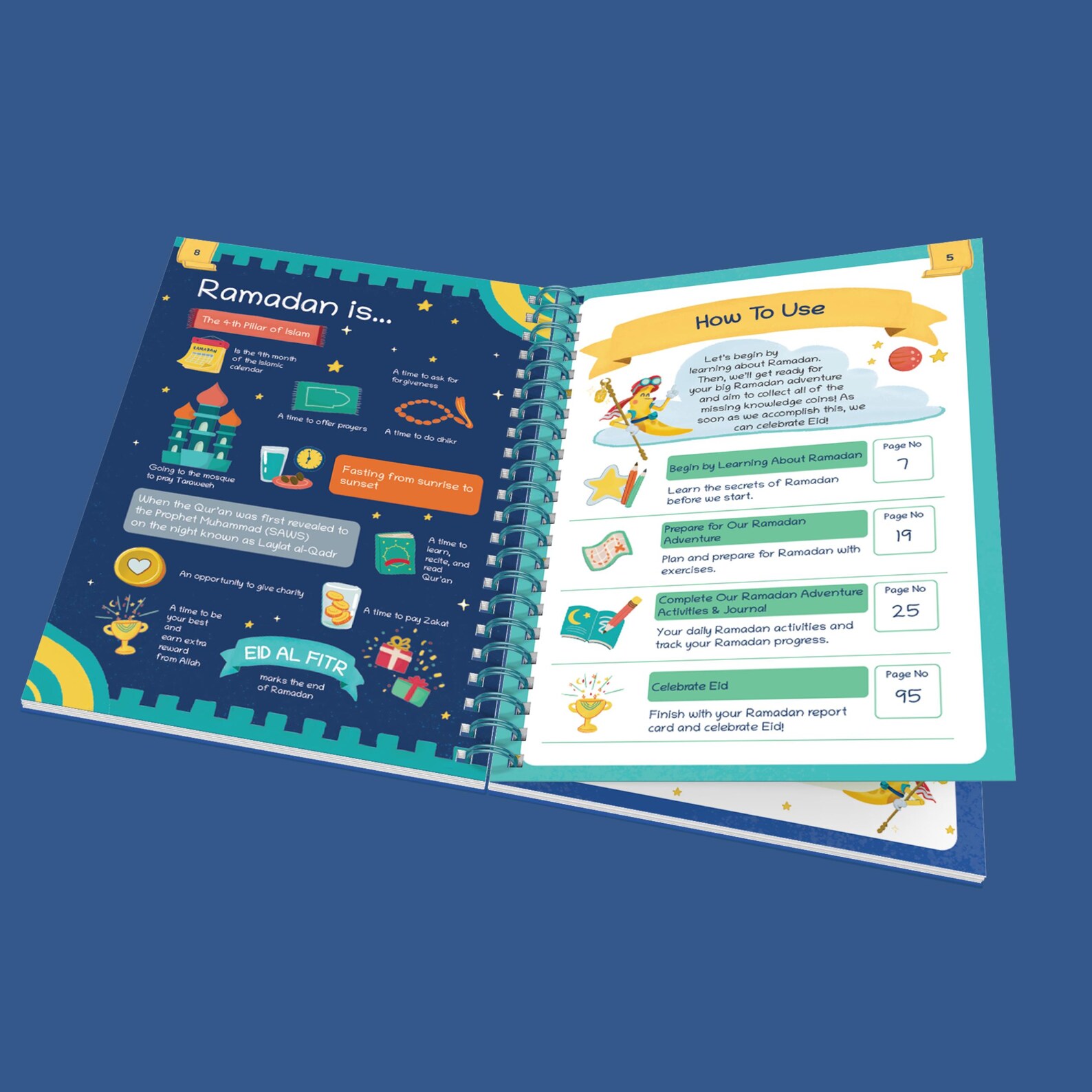 Ramadan Kids Journal & Activity Book - Tracker Ramadan Journal Daily ...