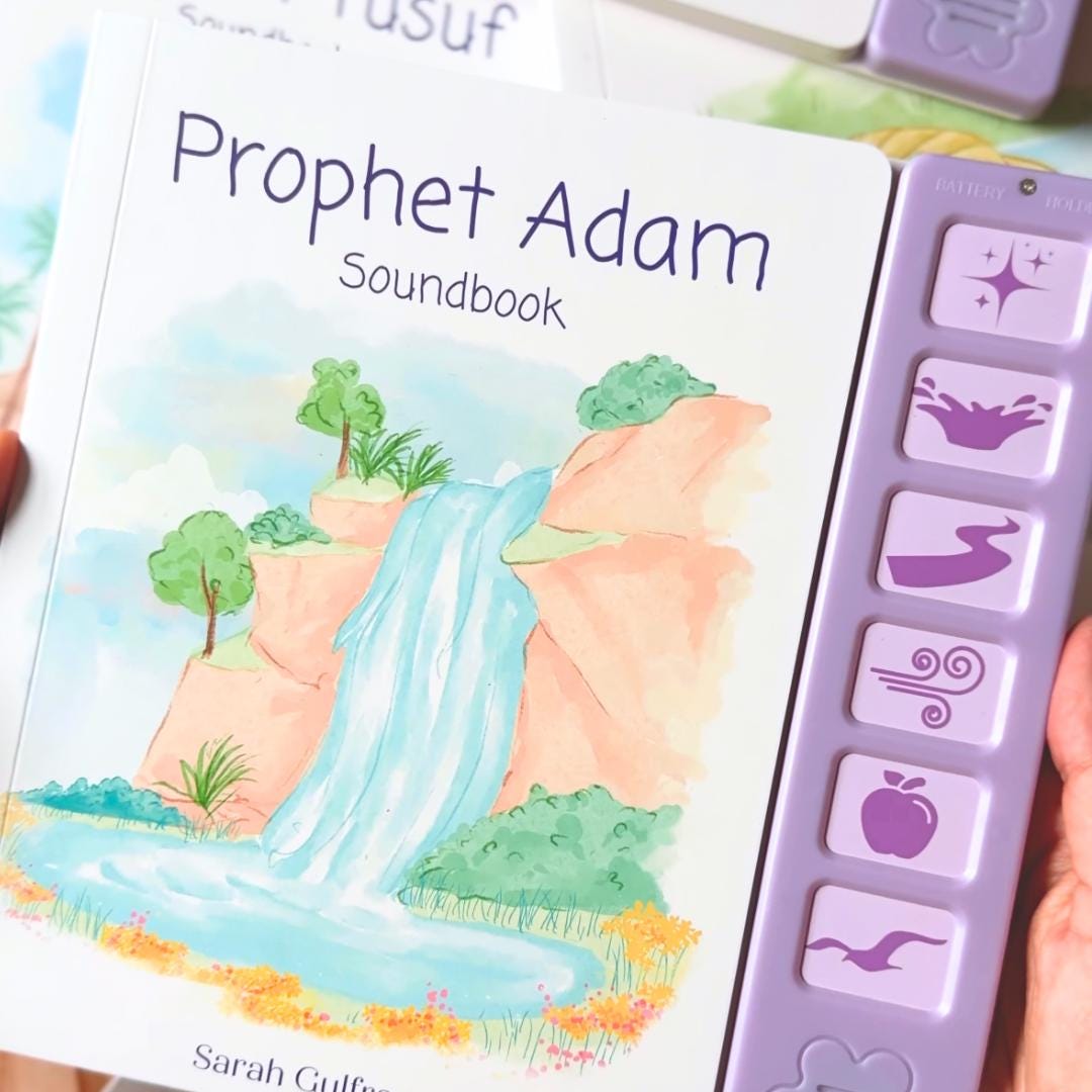 Prophet Adam Sound Book - Muslim Kids Eid Gift Idea New Muslim Baby ...