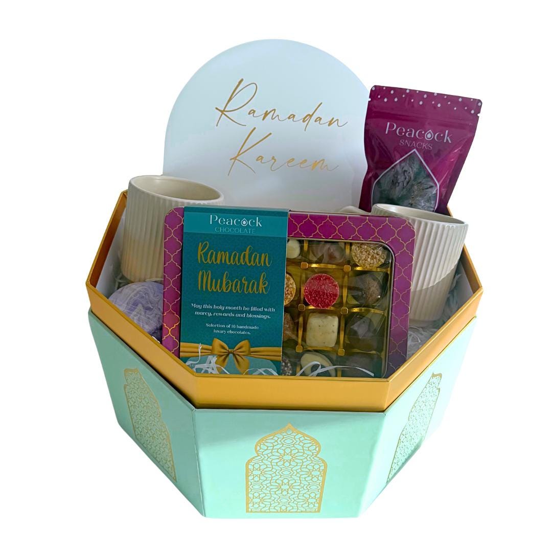 Ramadan Large Hamper Gift Box - Personalised Gift Chocolate Set Ramadan ...