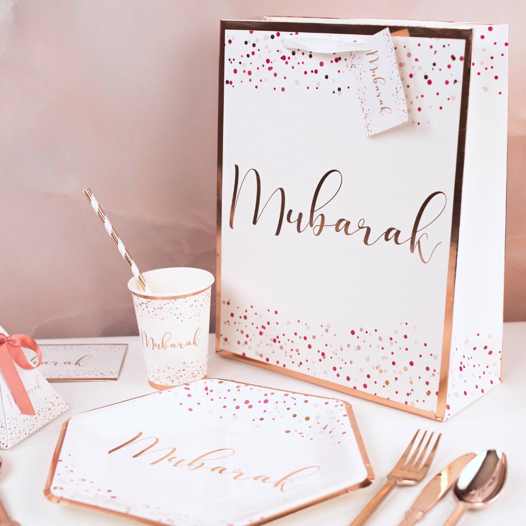 Mubarak Gift Bag - Mubarak Decor Congratulations Bridal Shower Party ...