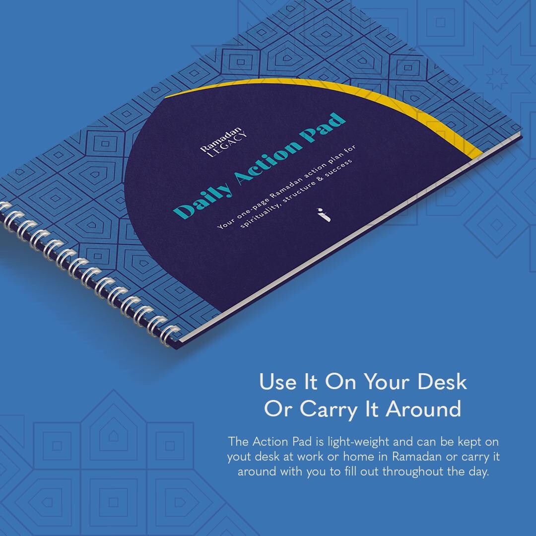 Ramadan Daily Action Pad - Habit Tracker Ramadan Journal Daily Schedule ...