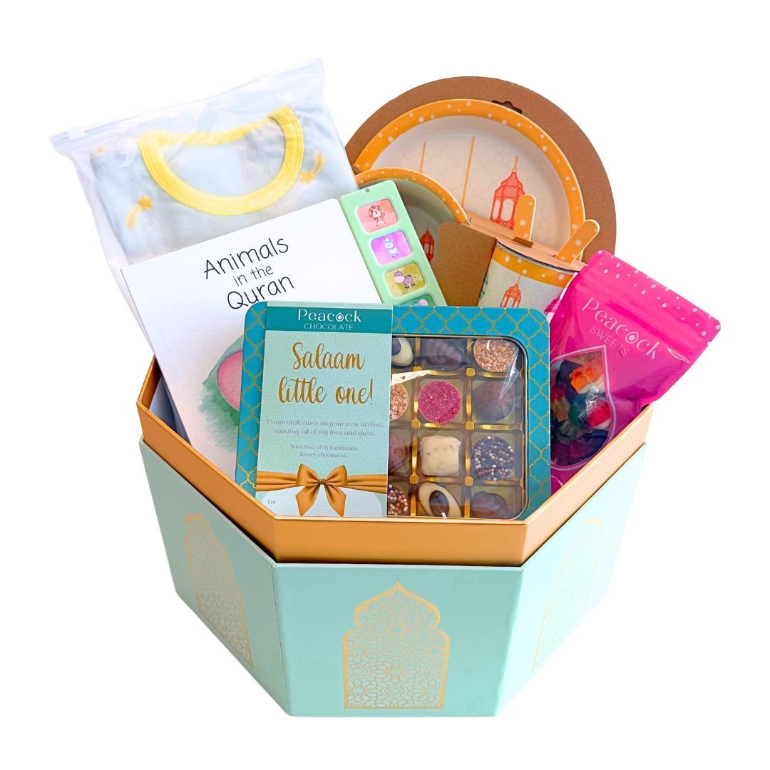 Salam Baby Large Hamper Gift Box - Personalised Gift Chocolate Set ...