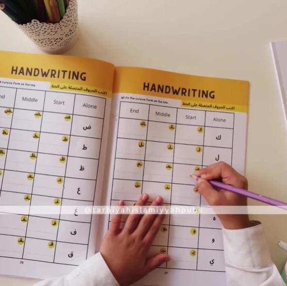Arabic Phonics Yellow Series Workbook Step 1 - Arabic Alphabet Learn ...