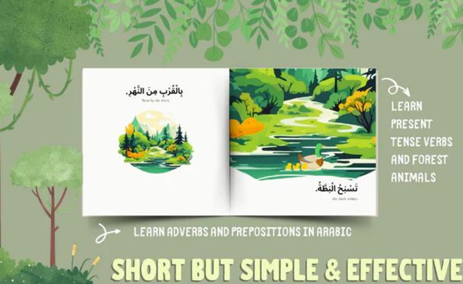 In the Forest - Early Arabic Readers Children's Book, Arabic Alphabet ...