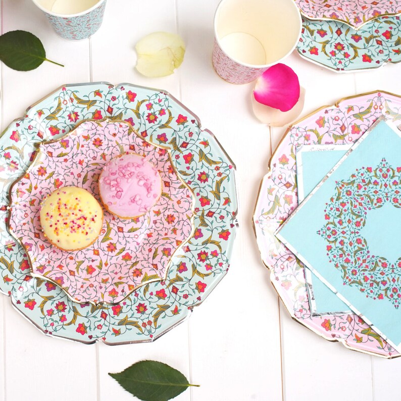 Persian Party Pack - Pink Floral Party Decor Persian Decor Persian New ...