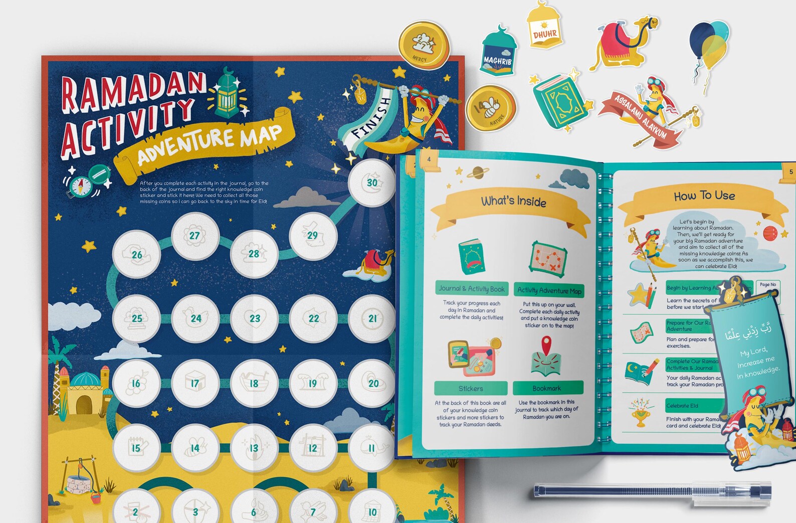 Ramadan Kids Journal & Activity Book - Tracker Ramadan Journal Daily ...