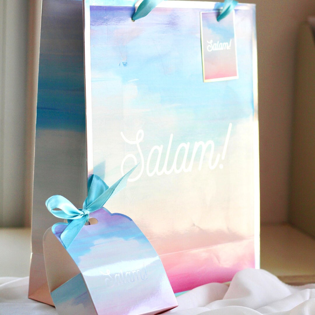 Salam Gift Bag Pastel - New Muslim Baby Shower Party Gift Bag Aqeeqah ...