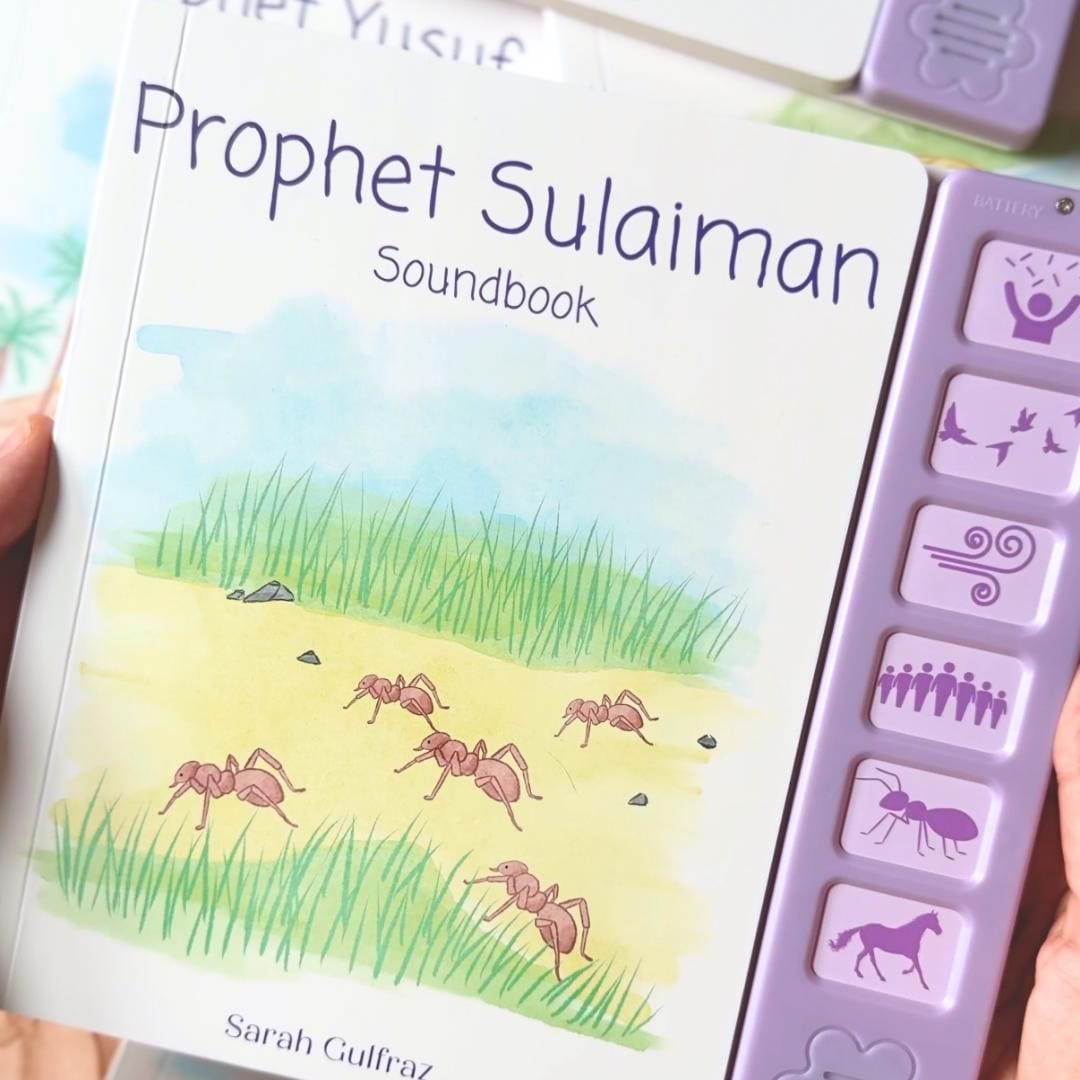Prophet Sulaiman Sound Book - Muslim Kids Eid Gift Idea New Muslim Baby ...