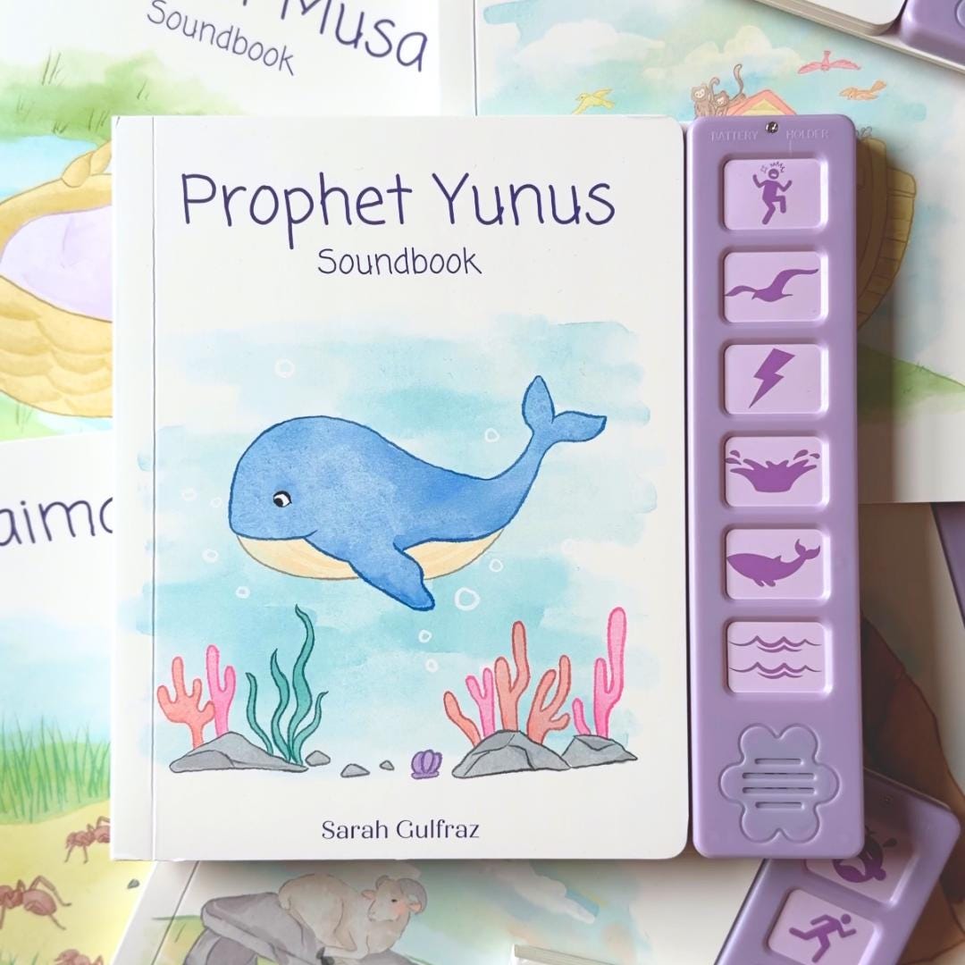 Prophet Yunus Sound Book - Muslim Kids Eid Gift Idea for New Muslim ...