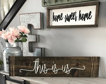This is us wood sign | Etsy