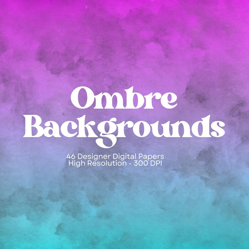 Ombre Backgrounds - Etsy