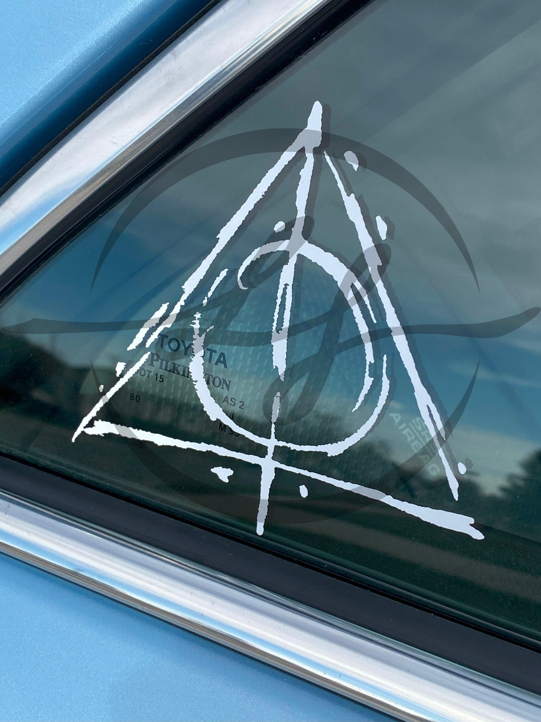 Deathly Hollows Symbol Decal - Etsy