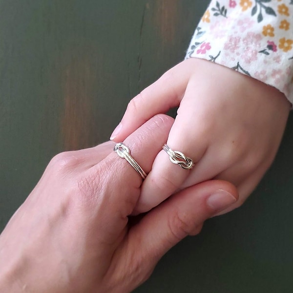 Mother Daughter Ring - Etsy