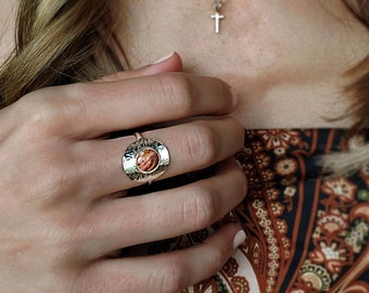 Blue Jasper Ring - Etsy