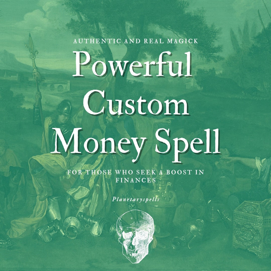 Powerful Custom Money Spell Financial Freedom Wealth Spell Business ...