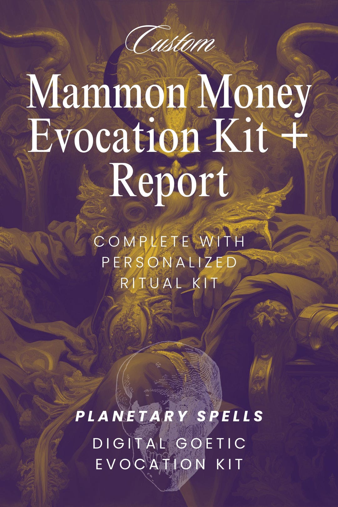 Powerful Mammon Evocation Kit | Custom Demonic Wealth Pact and Detailed ...