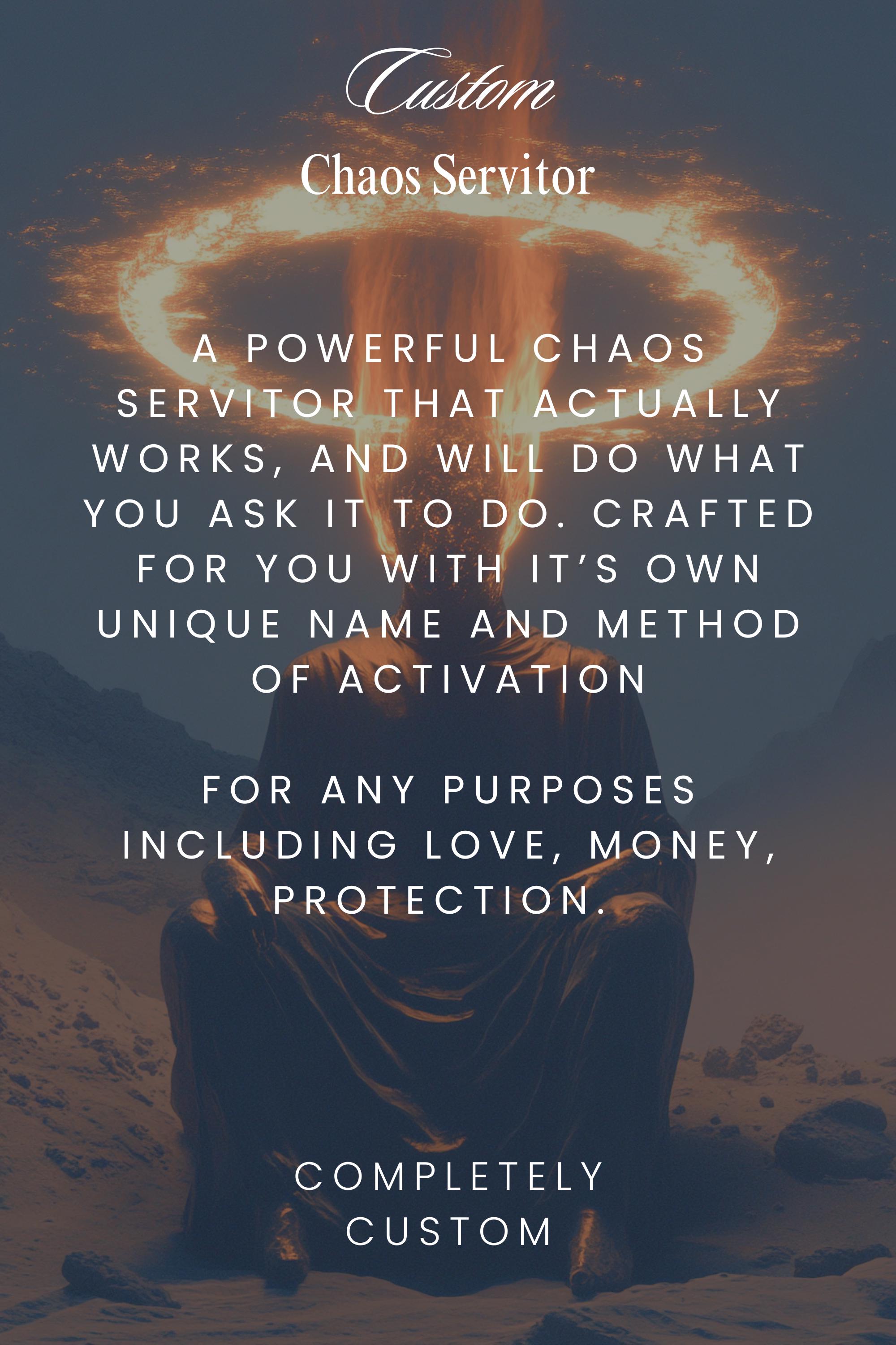 Servitor Creation | Custom Chaos Servitor | Spirit Creation | Servitor ...