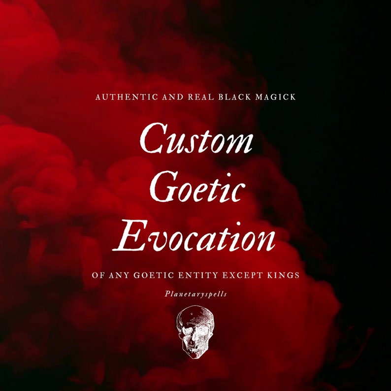 Custom Goetic Evocation Goetia Spell - Etsy