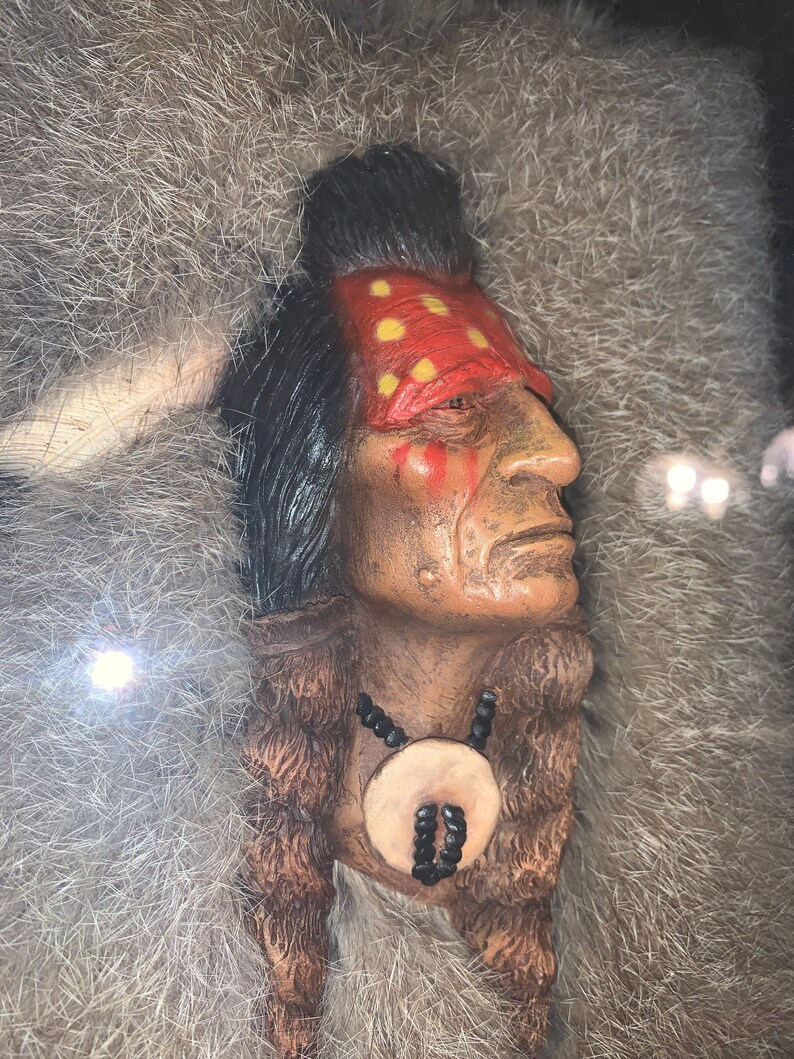 Native American Shadow Box With Furs - Etsy Ireland