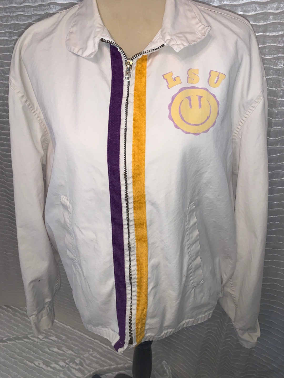 Vintage LSU Senior Varsity Champion Windbreaker Jacket Rare - Etsy