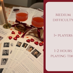 Murder Mystery Case Files Printable - Valentines Date Night- True Crime ...